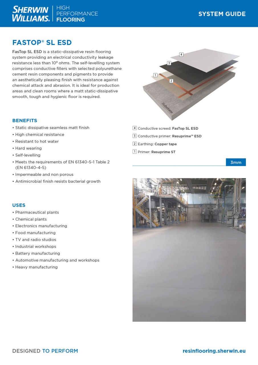 FasTop SL ESD | Sherwin-Williams
