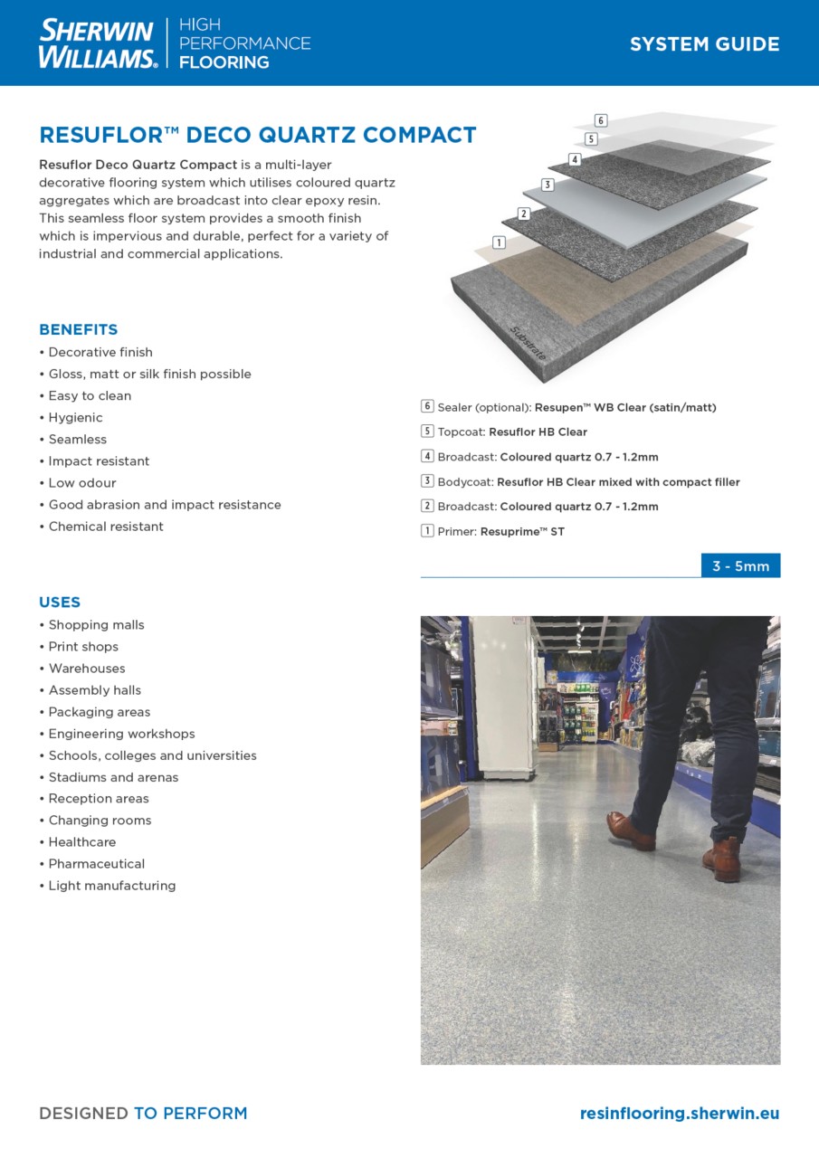 Resuflor Deco Quartz Compact | Sherwin-Williams